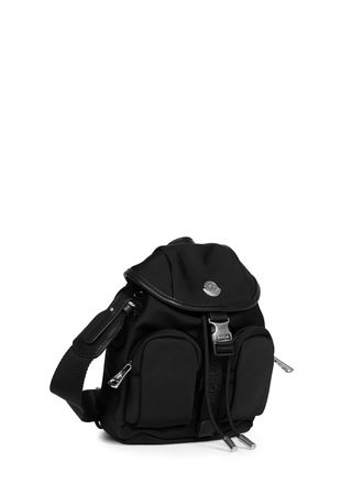 Moncler Womens Crossbody Bag Mini Trick Black Deer Skin Backpacks