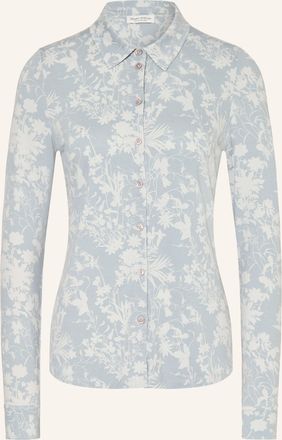 Marc O'Polo Marc Opolo Hemdbluse Aus Jersey blau