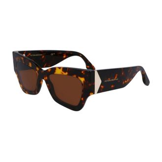 Victoria Beckham Femme, Accessoires, Brun, Taille: ONE Size Lunettes de soleil Papillon