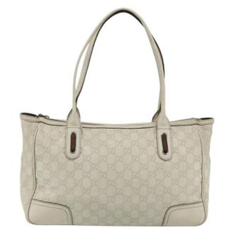 Gucci Sac Cabas Pre-owned en Toile - Femme - Pre-owned - Beige - Taille: ONE Size