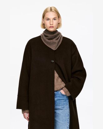 Arket Schal Aus Kaschmir -Braun