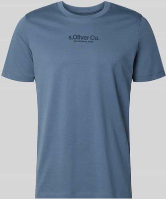 s.Oliver Red Label Regular Fit T-Shirt aus reiner Baumwolle