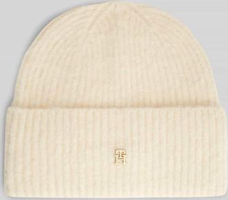 Tommy Hilfiger Beanie aus Woll-Mix mit Alpakawolle