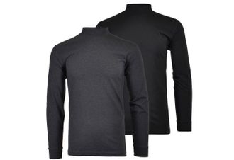 Ragman Longsleeve Basic aus feinstem Single-Jersey, hohe Formstbilit&auml;t