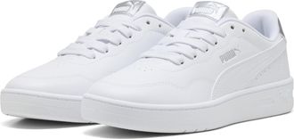 Puma Sneakers Court Lally M&eacute;tallique Glam Femme, Accessoires, Blanc, 35.5