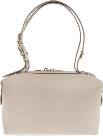 Furla Femme, Sacs, Beige, Taille: ONE Size Double M Boston Bag
