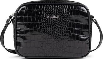 Munich Block Croco Fw25 Crossbody Camera C/Black, Sacs à Dos Femme, Noir
