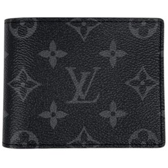 Louis Vuitton Portefeuille bi-fold Pre-owned Vintage Monogram Eclipse - Homme - Pre-owned - Noir - Taille: ONE Size