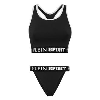 Plein Sport Femme, Sous-v&ecirc;tements, Noir, Taille: 40 FR Bikini Tiger