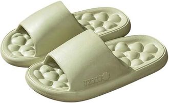 Generic cfpqv Pantoufles de bain antid&eacute;rapantes pour femme et homme - Chaussures de bain douces - Plates et confortables - Respirantes - Pour la maison, la pl