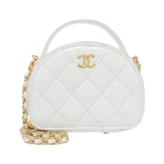 Chanel Pre-owned Vintage Mini Schultertasche - - Pre-owned - Damen - Wei&szlig; - ONE SIZE
