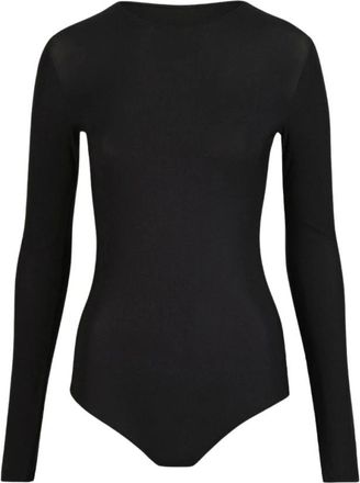 Maison Margiela Femme, Tops, Noir, Taille: 40 FR Body Technique en Jersey