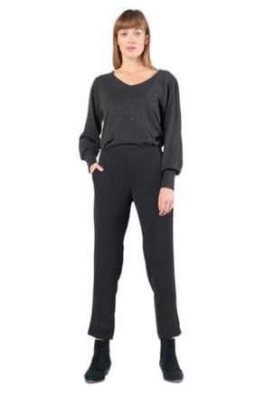 Le Temps Des Cerises Pantalon Fluide Zena Noir