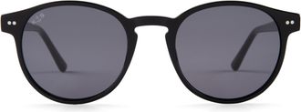 Kapten & Son Sonnenbrille Marais All Black | Unisex | Stylische Sunglasses mit formschöner Fassung aus hochwertigem Acetat | Zuverlässiger Sonnen- und UV-Schutz | 