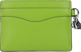Tory Burch Leather Card Case - Green
