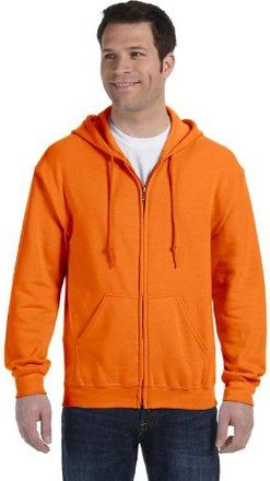 Gildan Heavy Blend G186 Capuche zippée intégrale 50/50 227 g, Safefty Orange, XX-Large