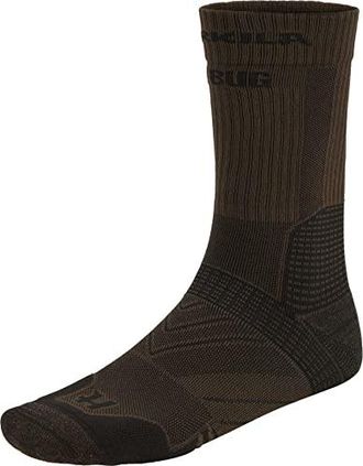 Härkila | Trail Chaussette | Vêtements & Équipement de Chasse pour Professionnels | Design Scandinave Haut de Gamme Durable | Dark Olive/Willow Green, S