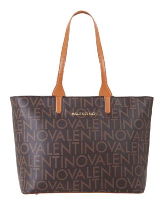 Valentino Shopper Schultertasche Regina Re Shopping Bag Moro/Naturale dunkelbraun