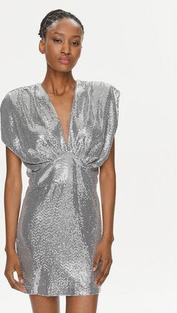 Rinascimento Rinascimento Coctailkleid CFC0116365003 Silberfarben Regular Fit