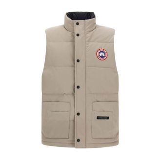 Canada Goose Homme, Vestes, Gris, Taille: S Veste dHiver Grise avec Poches Triples