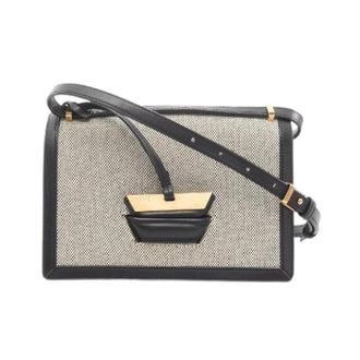 Loewe Pre-owned Barcelona Canvas Leder Schultertasche - - Pre-owned - Damen - Beige - ONE SIZE