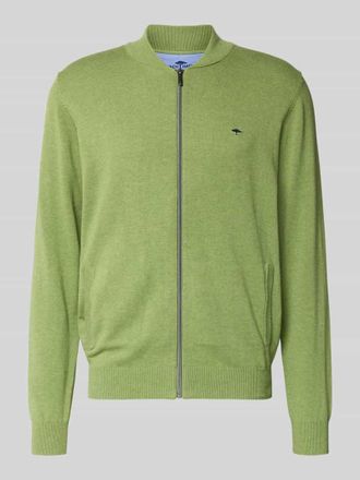 Fynch-Hatton Cardigan mit Stehkragen und Rei&szlig;verschluss