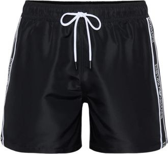 Emporio Armani Homme, Maillots de bain, Noir, Taille: L Boxer de bain homme avec bandes logo