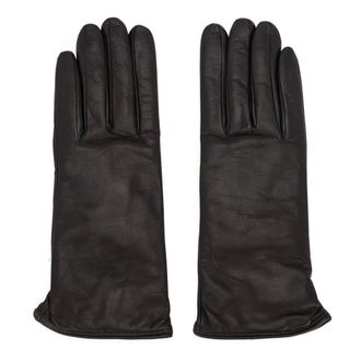 Moorer Gants en cuir lisse - Femme - Accessoires - Noir - Taille: 6 1/2 IN