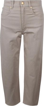 Max Mara Femme, Pantalons, Beige, Taille: 32 FR Pantalon en denim bull stretch