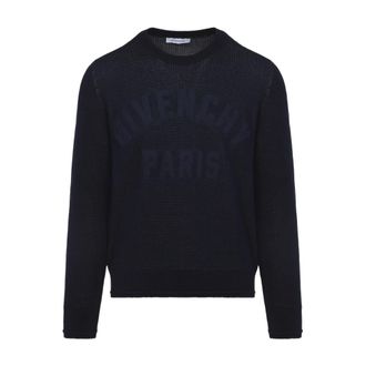 Givenchy Baumwollpullover - - Knitwear - Herren - Blau - L
