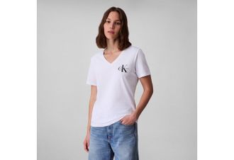 Calvin Klein Jeans T-Shirt (Packung, 2-tlg., 2er-Pack) Mit V-Ausschnitt