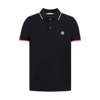 Moncler Homme, Tops, Bleu, Taille: XL Polo T-Shirt