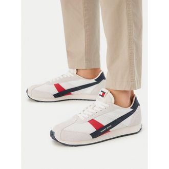 Tommy Jeans Sneakers Tommy Jeans Retro Runner Archive Open Mesh EM0EM01715 Wei&szlig;