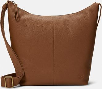 Timberland Lederschultertasche f&uuml;r Damen in Braun, Damen, Braun
