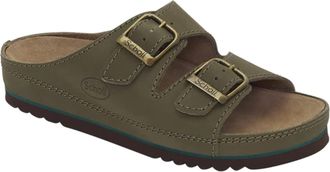 Scholl Herren AIR Bag Sandale, Vert, 41 EU