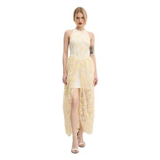 Rotate Maxikleid - - Dresses - Damen - Gelb - M