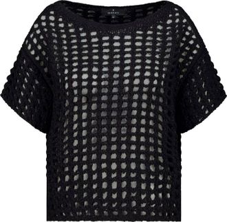 Monari Rundhalspullover 409997 Glanz