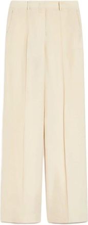 Max Mara Damen, Hosen, Wei&szlig;, SGr&ouml;&szlig;e