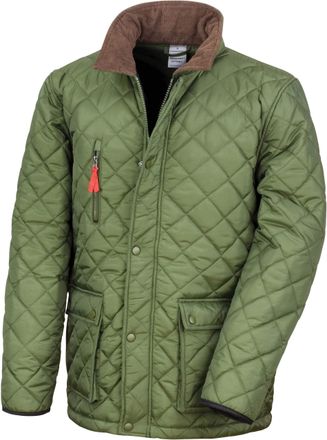 Result Herren &Uuml;bergangsjacke Cheltenham Gold Jacket Gr&uuml;n Olive Green XS