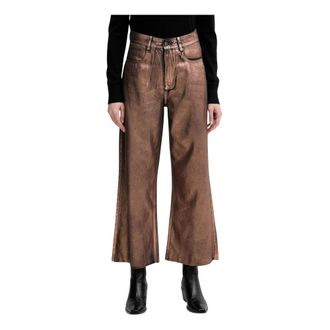 Benetton Wide Jeans - - Jeans - Damen - Braun - W29
