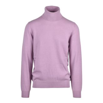 Alpha Studio Dolcevita Rollkragenpullover - - Knitwear - Herren - Rosa - 2XL