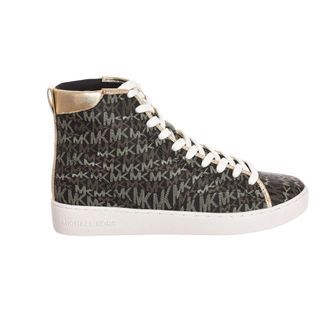 Michael Kors High-Top Sneakers mit Markenprint - - Shoes - Damen - Braun - 36 EU