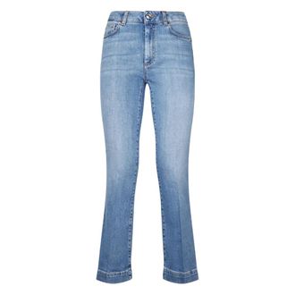 Sportmax Cropped Denim Jeans - - Jeans - Damen - Blau - W27