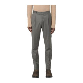 Pantaloni Torino Klassische Bundfaltenhose - - Trousers - Herren - Grau - 3XL