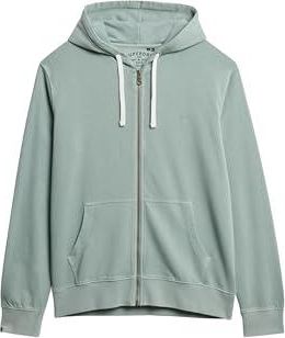 Superdry Homme Sweat À Capuche Zippé Classique Essentiel, Silver Pine, M