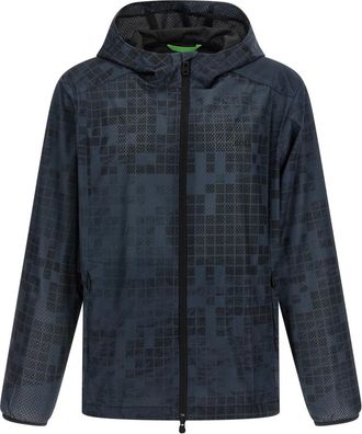 HUGO BOSS Homme, Sport, Bleu, Taille: XL Jump JT Windbreaker