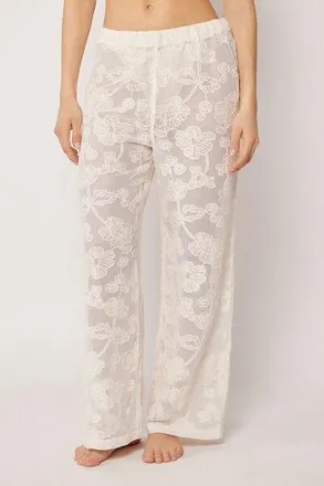 Calzedonia Spitzenhose Wei&szlig;