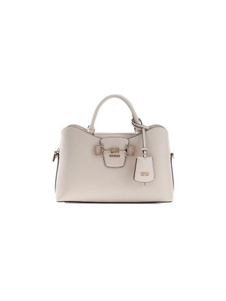 Guess Womens Satchel Bag Stone Polyurethane - Satchel-Bags