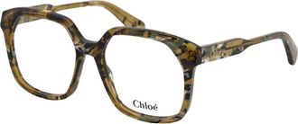 Chloé unisex, Accessoires, Brun, Taille: 52 MM Re|Ace Oversize Square Optical Lunettes