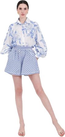 Windsor Femme, Blouses et Chemises, Bleu, Taille: 38 FR Camicia Elisabeth